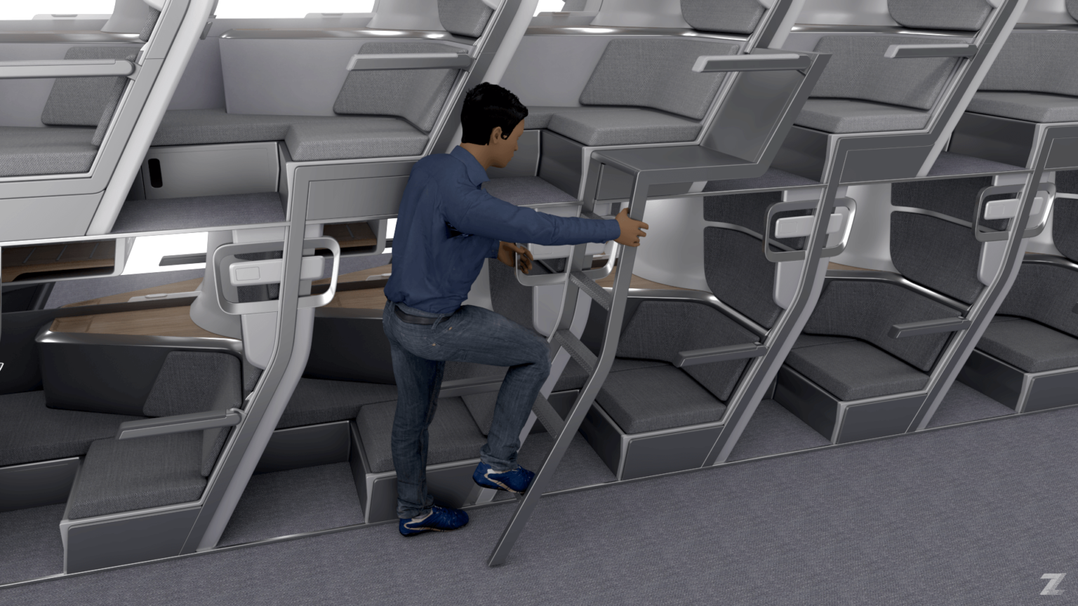 New long distance economy seats better for trains (FlyerTalk)